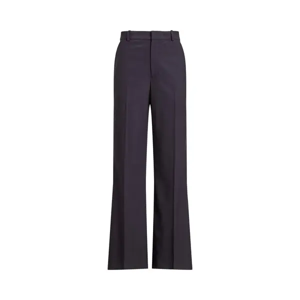 Ralph Lauren Stretch Wool Faille Wide-leg Pant
