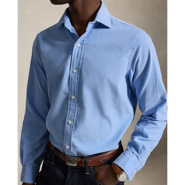 Ralph Lauren Classic Fit Corduroy Shirt - Chambray Blue