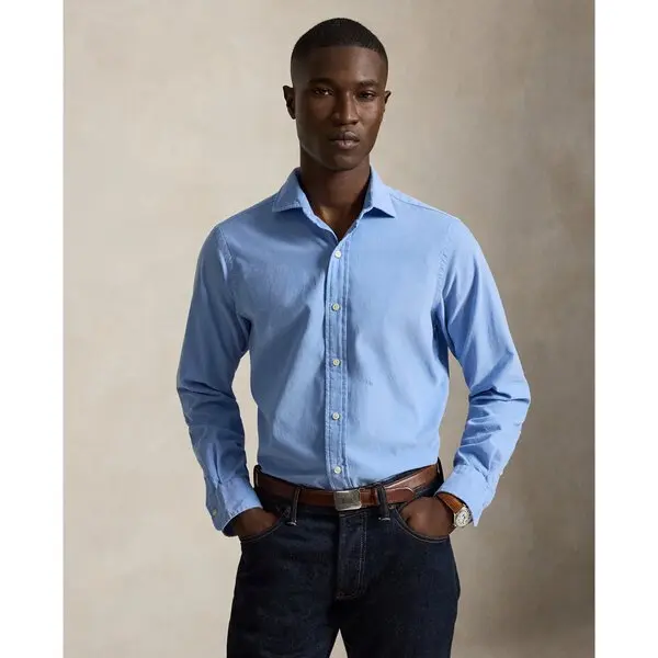 Ralph Lauren Classic Fit Corduroy Shirt - Chambray Blue