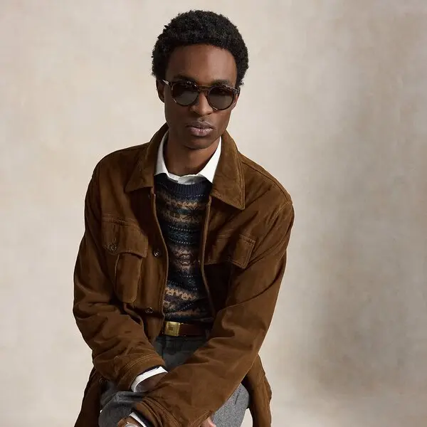Ralph Lauren Suede Utility Jacket