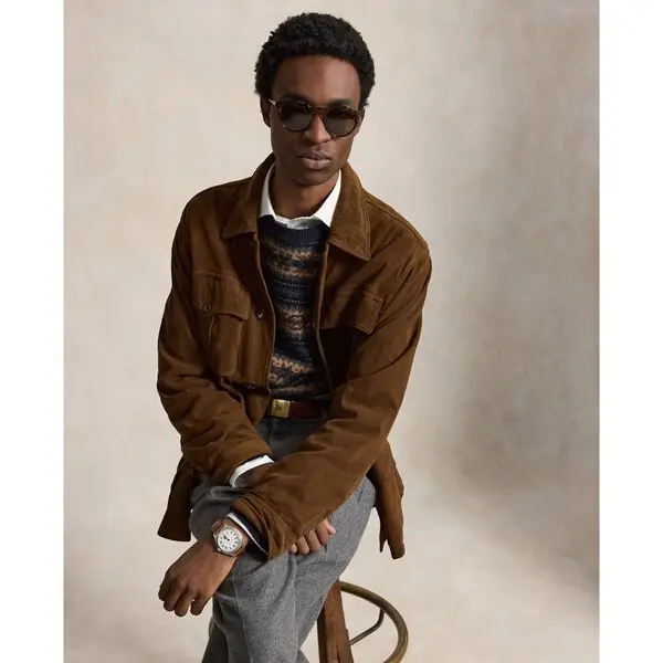 Ralph Lauren Suede Utility Jacket