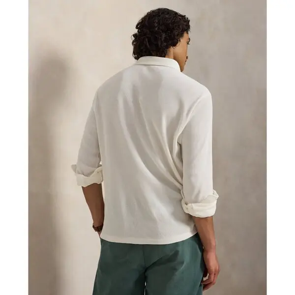 Ralph Lauren Standard Fit Waffle-knit Polo Shirt