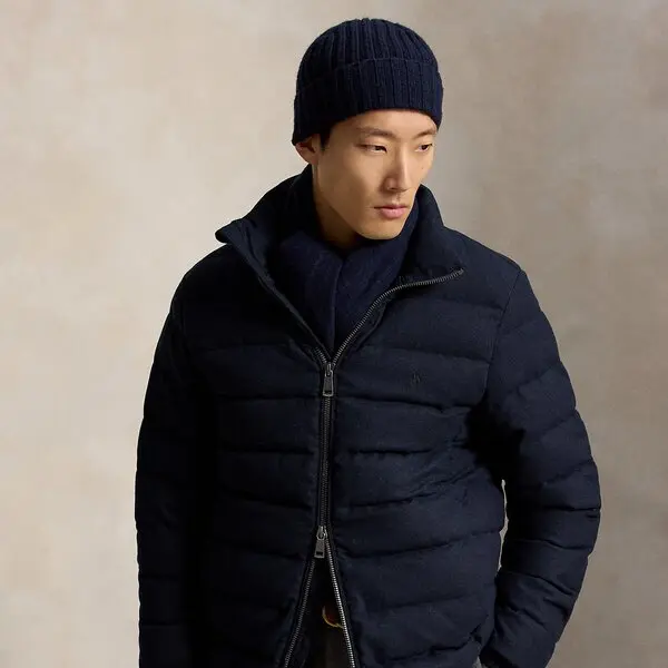 Ralph Lauren The Colden Herringbone Down Jacket