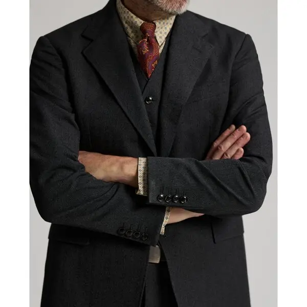 Ralph Lauren Jaspé Herringbone Suit Jacket