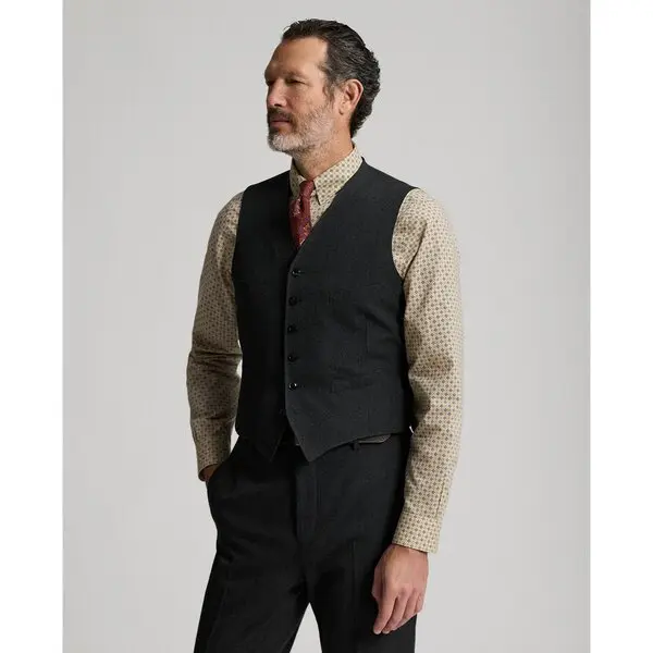Ralph Lauren Jaspé Herringbone Vest