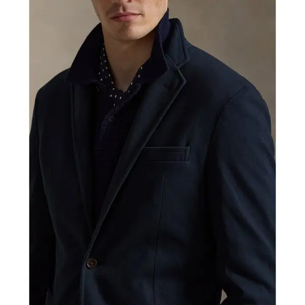 Ralph Lauren Polo Soft Tailored Fit Knit Mesh Jacket