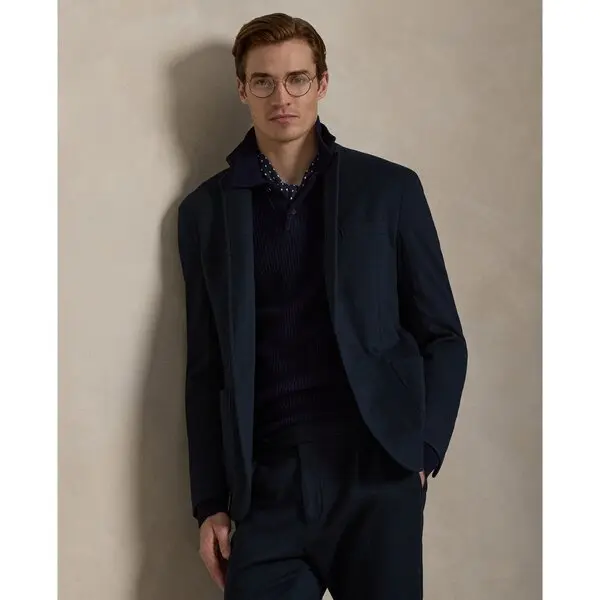 Ralph Lauren Polo Soft Tailored Fit Knit Mesh Jacket