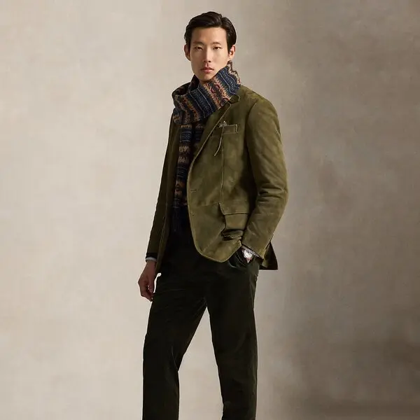 Ralph Lauren Corduroy Suit Trouser - Dark Loden