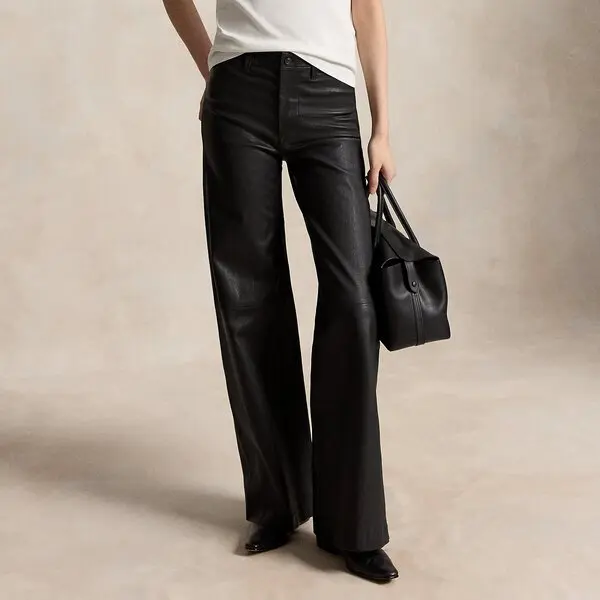 Ralph Lauren Beaton Leather Pant