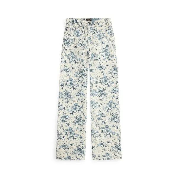 Ralph Lauren Floral-print Wide-leg Jean