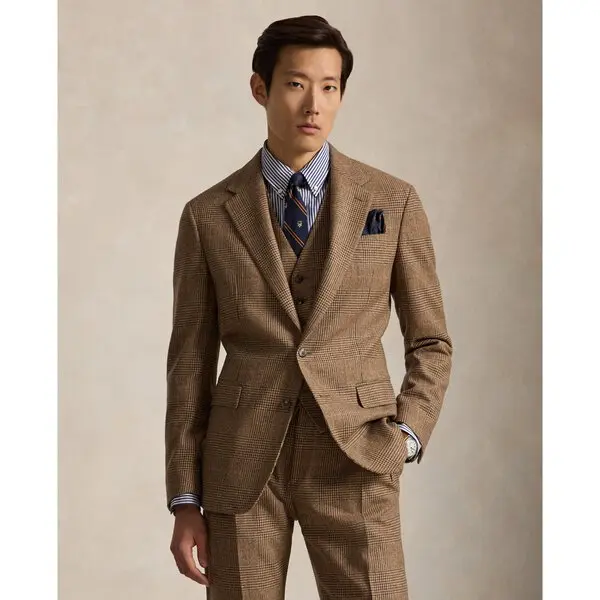 Ralph Lauren Polo Tailored Glen Plaid 3-piece Suit