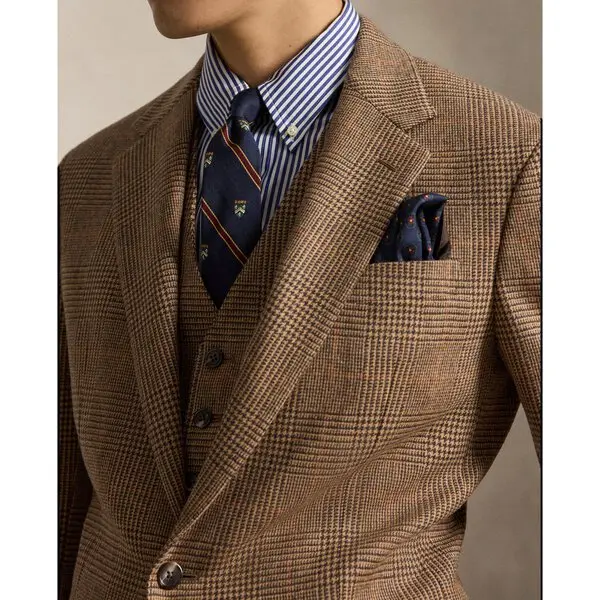 Ralph Lauren Polo Tailored Glen Plaid 3-piece Suit