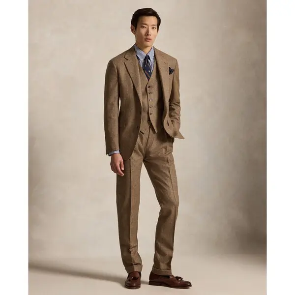 Ralph Lauren Polo Tailored Glen Plaid 3-piece Suit