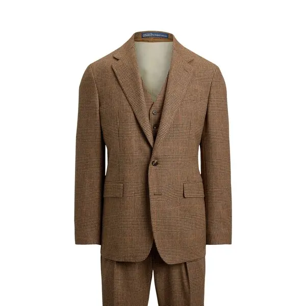 Ralph Lauren Polo Tailored Glen Plaid 3-piece Suit