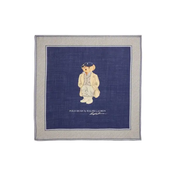 Ralph Lauren Polo Bear Wool-silk Bandanna