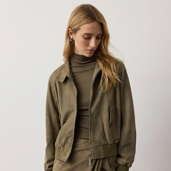 Ralph Lauren Perrie Lamb-suede Jacket