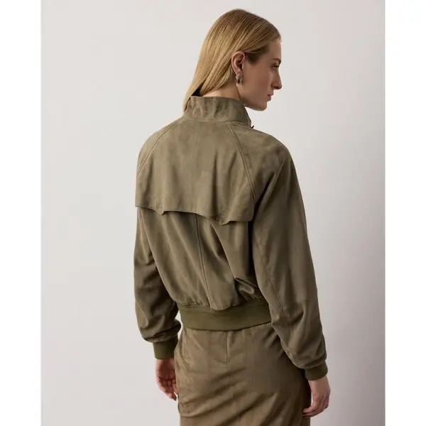 Ralph Lauren Perrie Lamb-suede Jacket