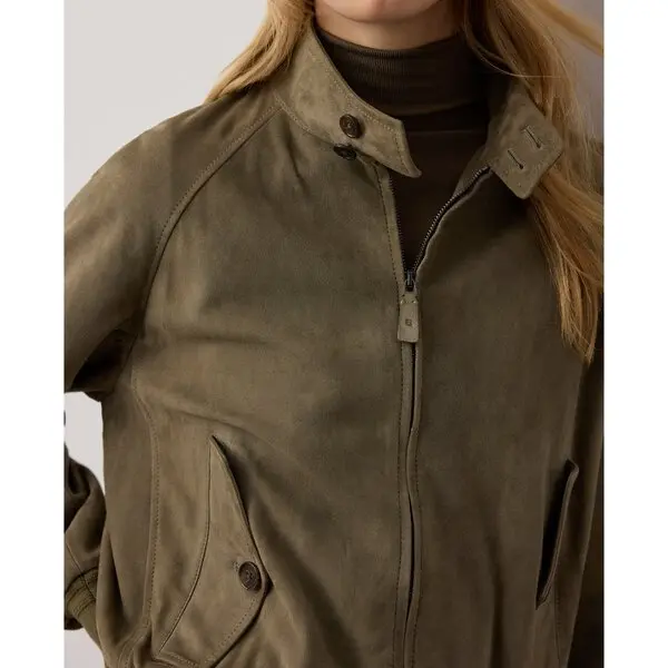 Ralph Lauren Perrie Lamb-suede Jacket