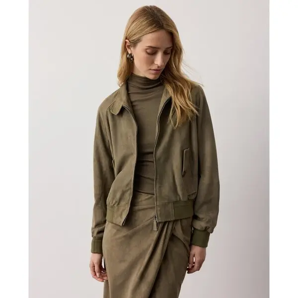 Ralph Lauren Perrie Lamb-suede Jacket
