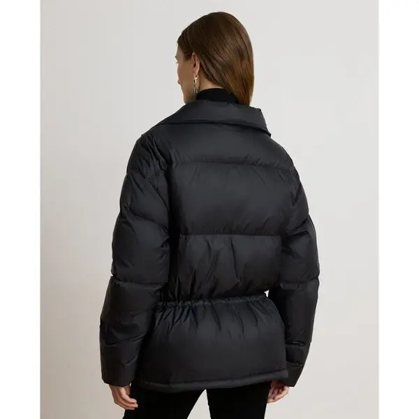 Ralph Lauren Quilted Funnelneck Down Coat - Black