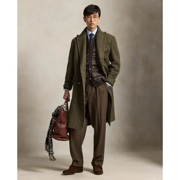 Ralph Lauren The Herringbone Tweed Polo Coat