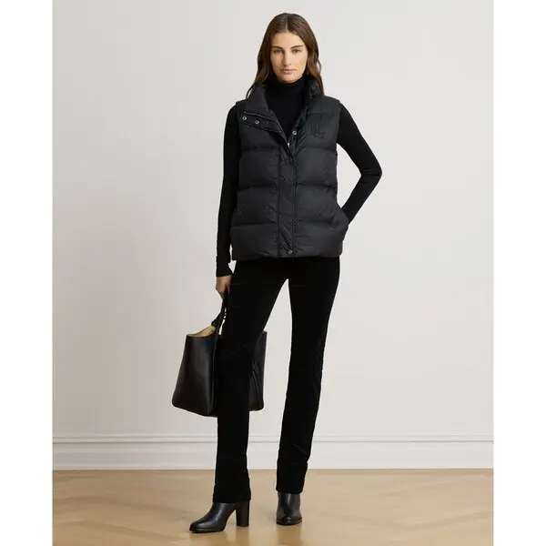 Ralph Lauren Channel-quilted Funnelneck Down Vest