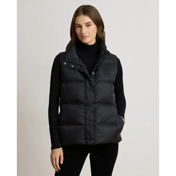 Ralph Lauren Channel-quilted Funnelneck Down Vest