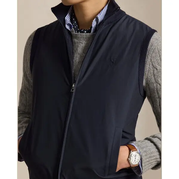 Ralph Lauren Hybrid Mockneck Sweater Vest