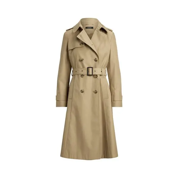 Ralph Lauren Double-breasted Cotton-blend Trench Coat