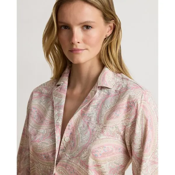 Ralph Lauren Paisley Cotton-blend Lawn Sleep Set