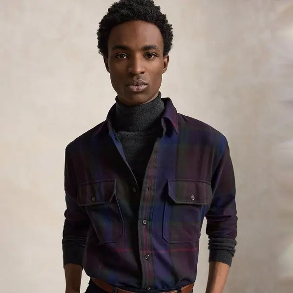 Ralph Lauren Classic Fit Plaid Twill Workshirt