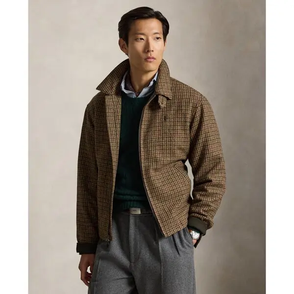 Ralph Lauren The Langdon Check Tweed Jacket