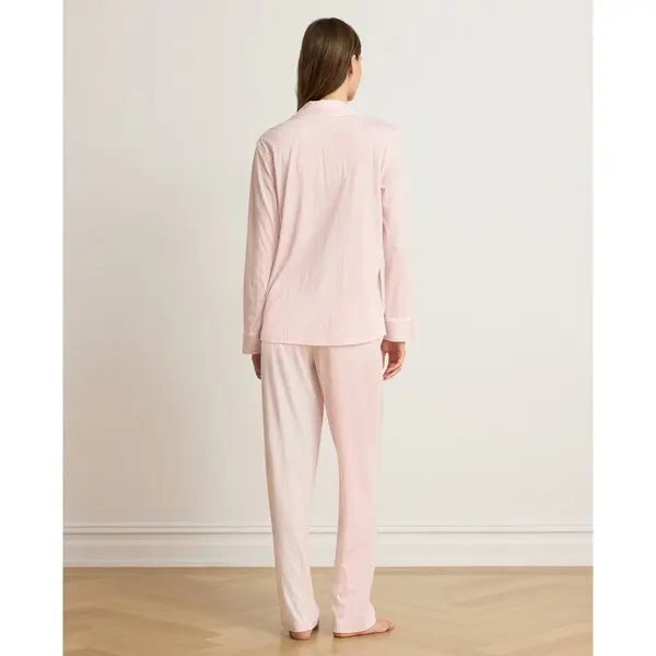 Ralph Lauren Striped Cotton-blend Jersey Sleep Set