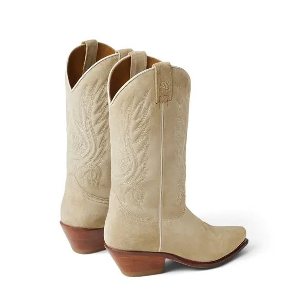 Ralph Lauren Chilton Mm Calf-suede Cowboy Boot