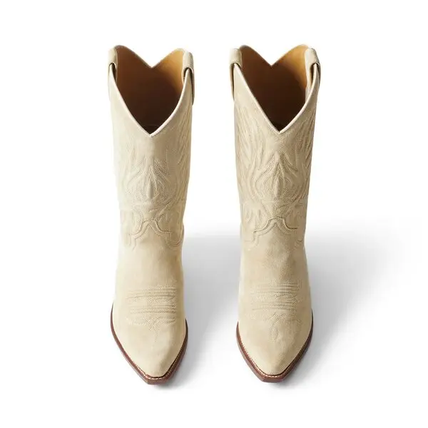 Ralph Lauren Chilton Mm Calf-suede Cowboy Boot