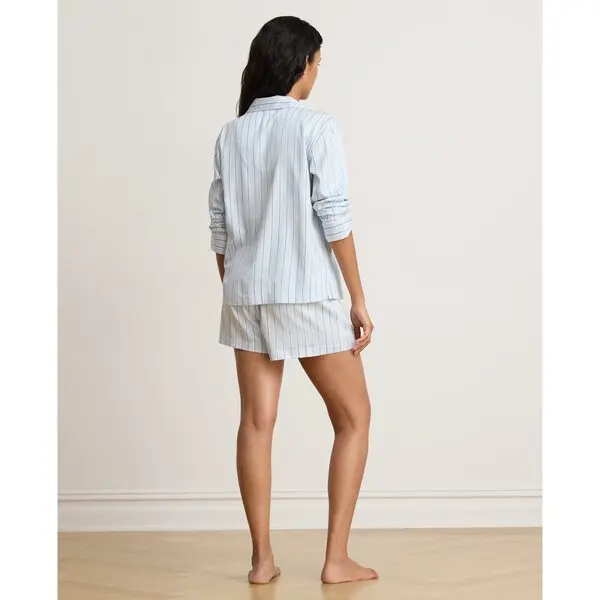 Ralph Lauren Striped Sateen Boxer Sleep Set