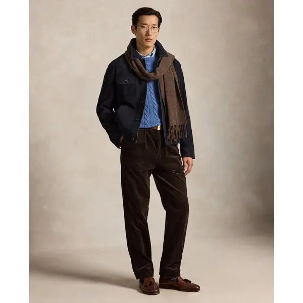 Ralph Lauren The Ashdale Suede Shacket - Collection Navy