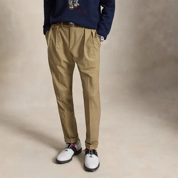 Ralph Lauren Plaid Performance Wool-blend Trouser - Glen Plaid