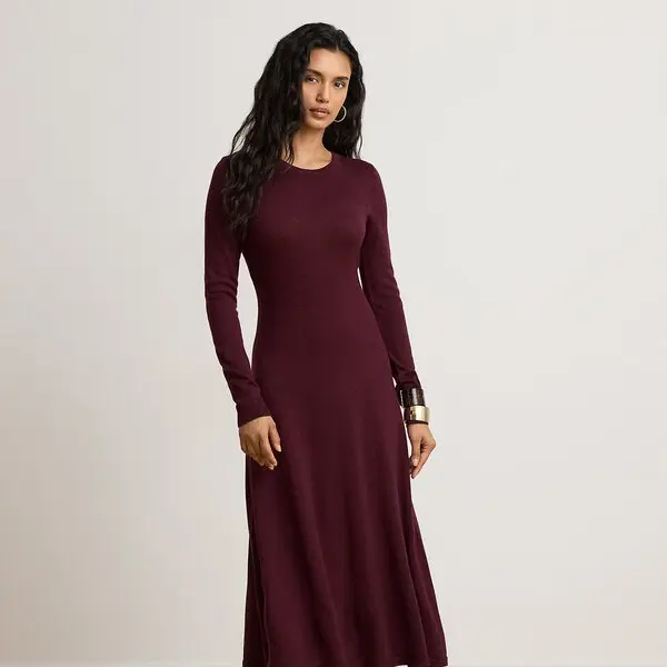 Ralph Lauren Wool Crewneck Sweater Dress
