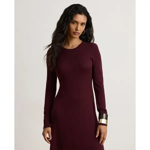 Ralph Lauren Wool Crewneck Sweater Dress