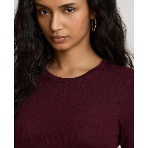 Ralph Lauren Wool Crewneck Sweater Dress