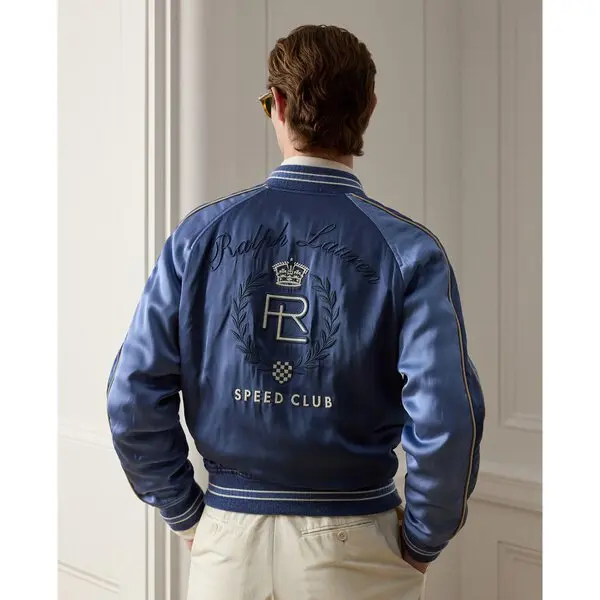 Ralph Lauren Damon Reversible Satin Jacket