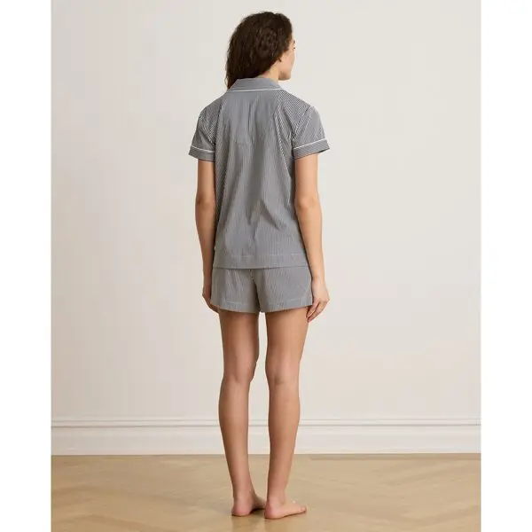 Ralph Lauren Striped Cotton Jersey Boxer Sleep Set