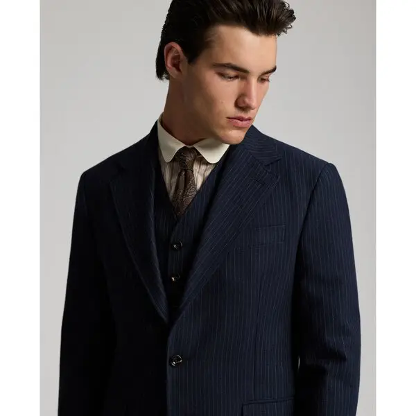 Ralph Lauren Pinstripe Twill Suit Jacket