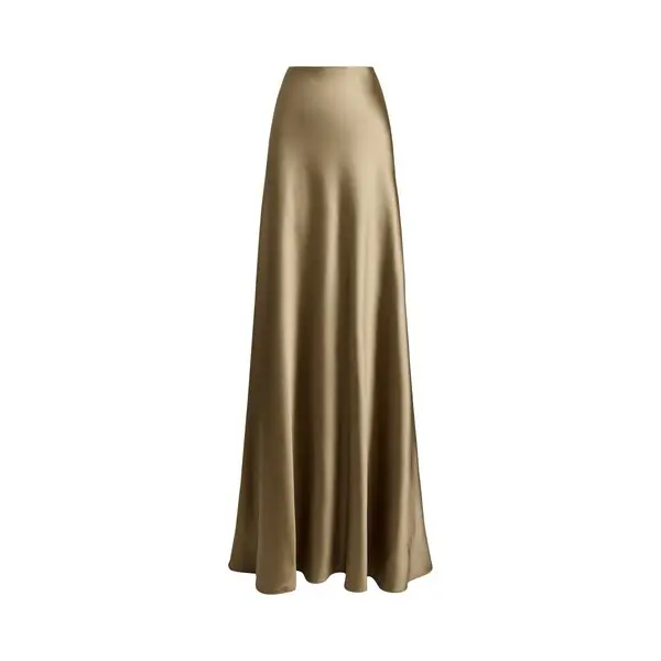 Ralph Lauren Masina Satin Maxi Skirt