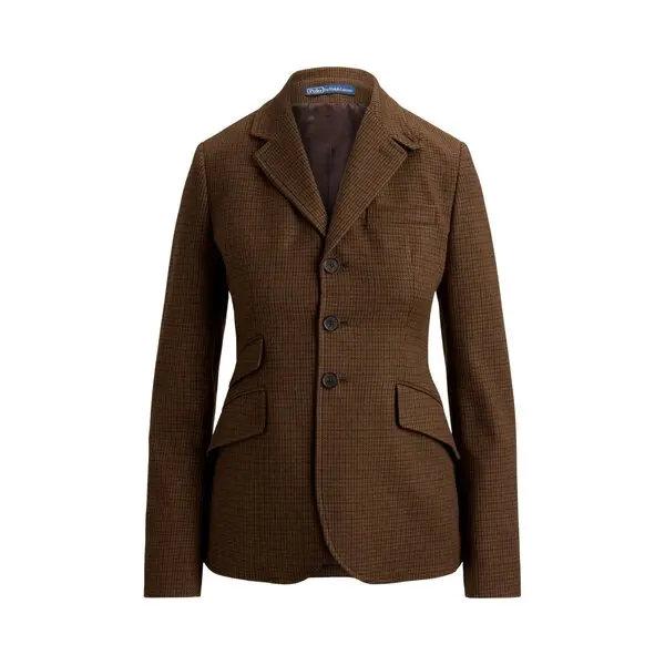 Ralph Lauren Single-breasted Tweed Hacking Blazer