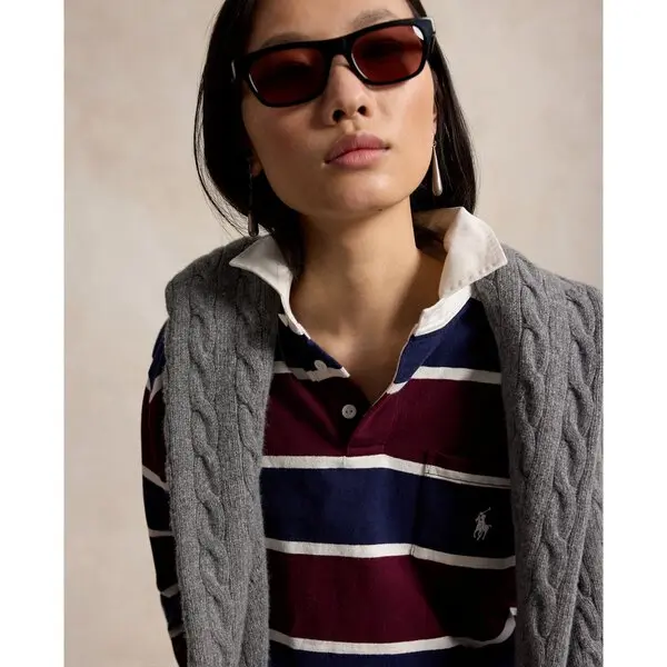 Ralph Lauren Oversize Cotton Rugby Shirt