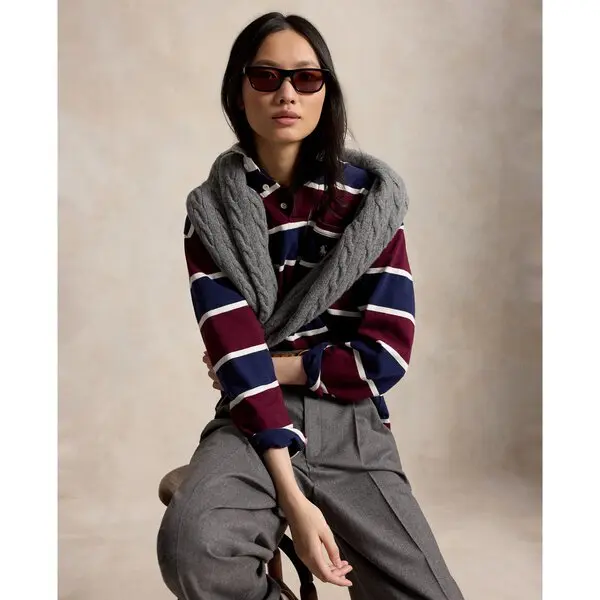 Ralph Lauren Oversize Cotton Rugby Shirt