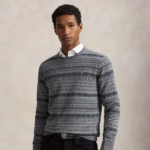 Ralph Lauren Fair Isle Washable Wool Sweater
