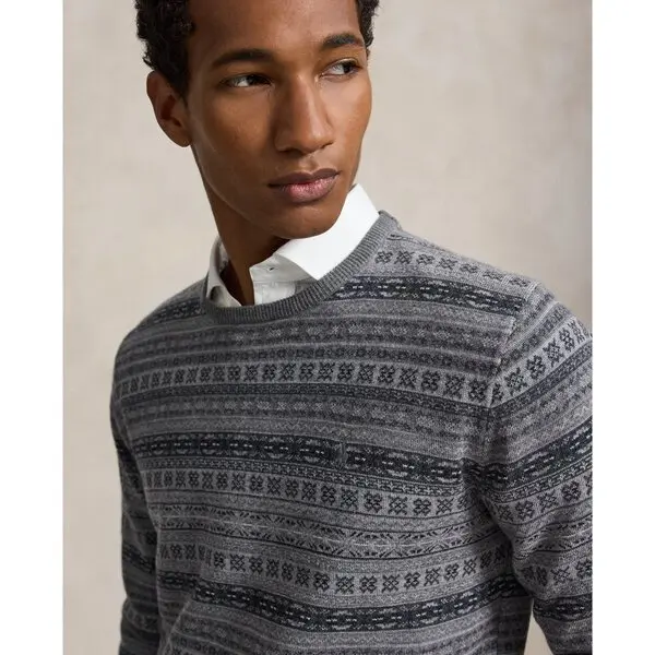 Ralph Lauren Fair Isle Washable Wool Sweater